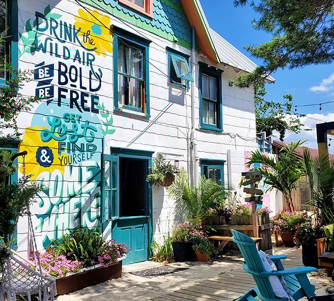 "Be Bold, Be Free" isn't just wall art—it's the unofficial motto of this beach hideaway where tropical vibes and Delaware hospitality collide beautifully.