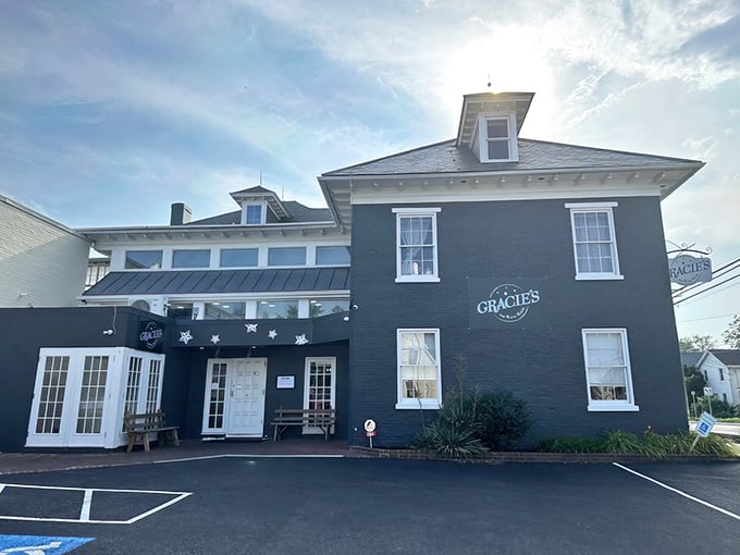 Gracie's charming façade combines historic character with modern appeal – like that friend who's both classically stylish and totally on-trend.