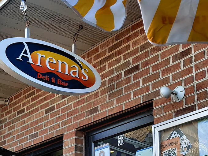 The iconic blue and orange sign beckons hungry travelers like a lighthouse for the sandwich-starved. This isn't just a meal stop—it's a destination.