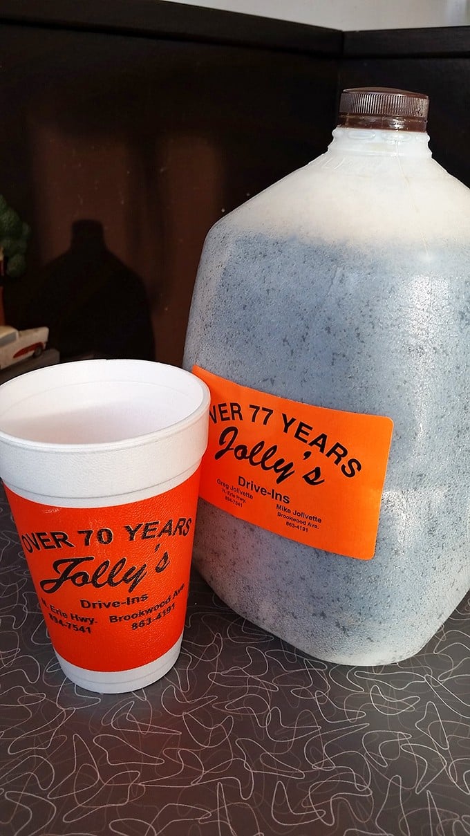 When a regular serving just won't do – Jolly's root beer by the gallon. Some treasures are meant to be shared, others are meant to be hoarded.