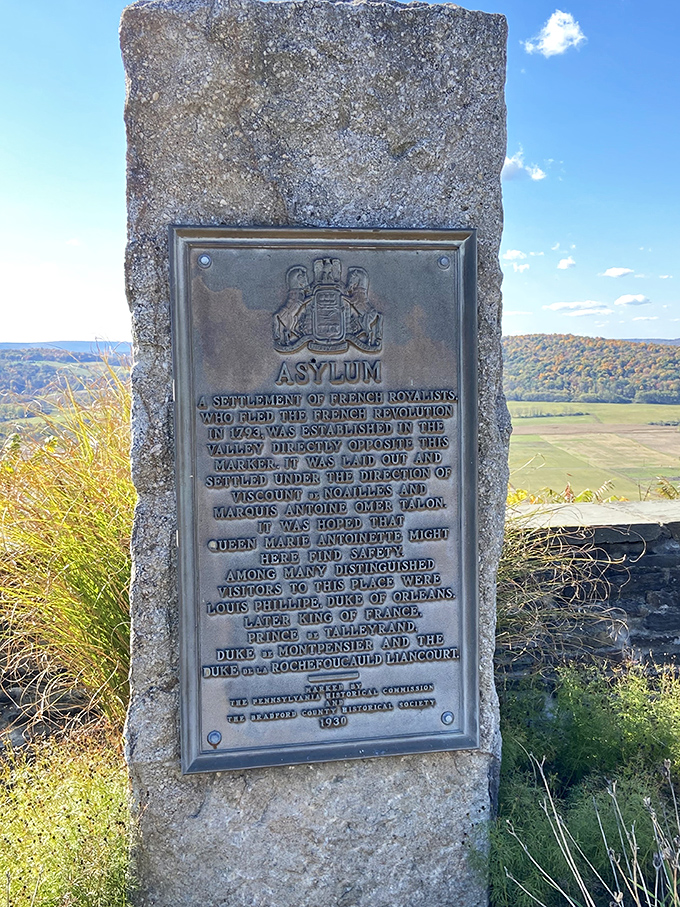 French aristocrats fleeing revolution found sanctuary here—trading palace views for this panorama seems like a pretty good deal!