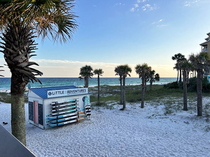 "Little Adventures" beach rental stand proves the best things in Florida come in small packages—except for the memories, which are enormous.