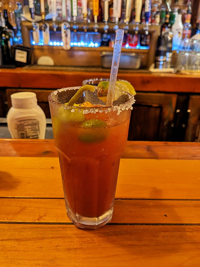 Their Bloody Mary isn't just a drink—it's a spicy, savory meal in a glass that could cure whatever ailed you the night before.
