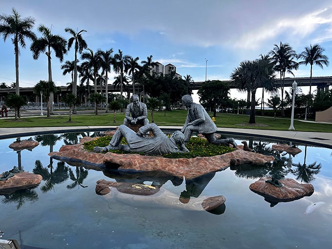 Public art and reflective pools in Centennial Park offer contemplative moments that cost nothing but time and appreciation.
