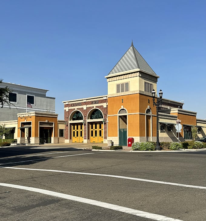Even the Clovis Fire Station looks like it belongs in a quaint European village—though I'm guessing the response times are much better.