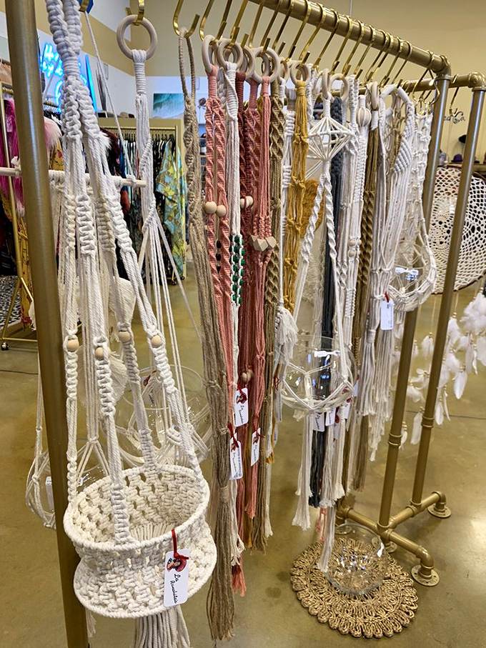 Macramé heaven! These handcrafted plant hangers and wall decorations prove that what was groovy in 1975 is absolutely essential in 2023.