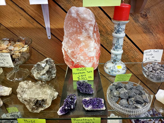 Nature's jewelry box spilled open – that Himalayan salt lamp is practically begging to improve your home's chi while looking spectacular doing it.