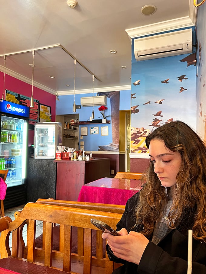 Even between bites, diners find themselves transported by the authentic atmosphere – part restaurant, part time machine to Eastern Europe.