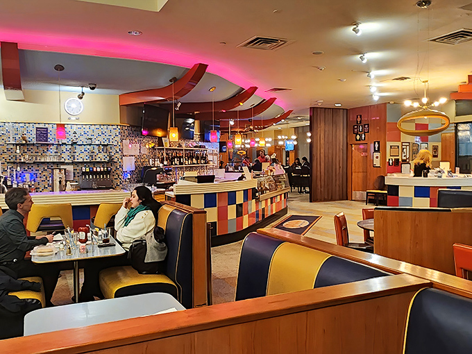 Where booths become temporary homes and strangers at neighboring tables become menu consultants – the quintessential diner experience.