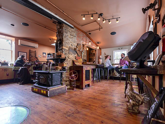 Where food lovers gather around antique stoves and wooden tables, creating the perfect backdrop for both conversation and contemplation.