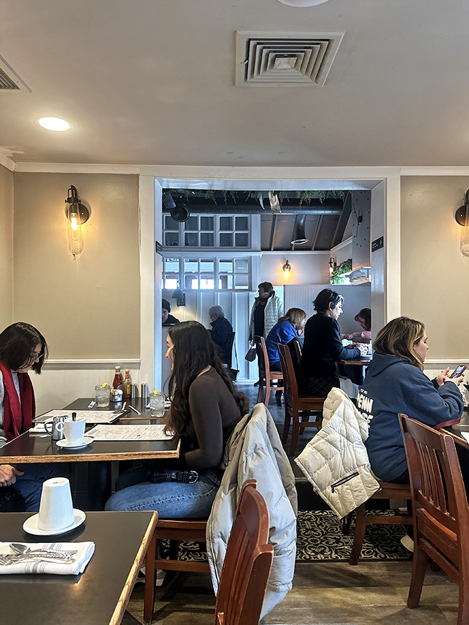 Happy diners proving that good food is the universal language we all speak fluently.