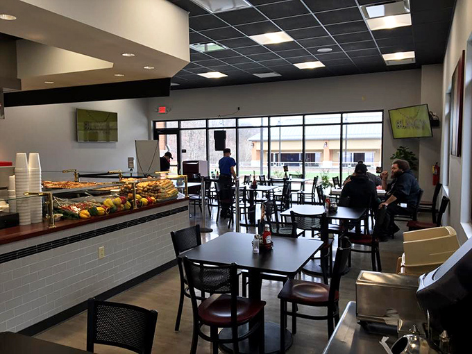 The dining area has that "everybody knows your order" vibe—where regulars and first-timers alike bask in the glow of good food and better company.