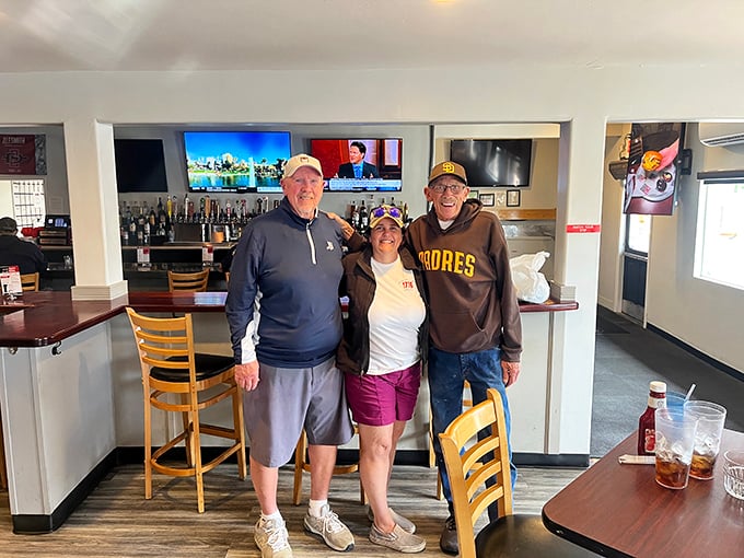 The universal language of barbecue brings people together. Those Padres fans know victory tastes better with sauce on your fingers.