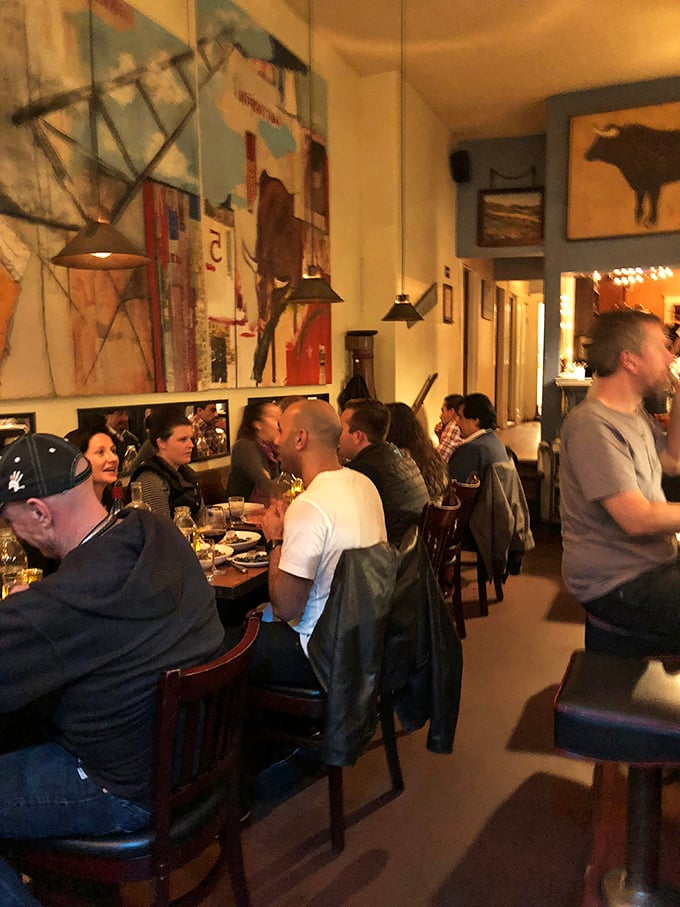 Where strangers become friends over shared plates and wine—the restaurant's buzzing energy is as nourishing as the food itself.