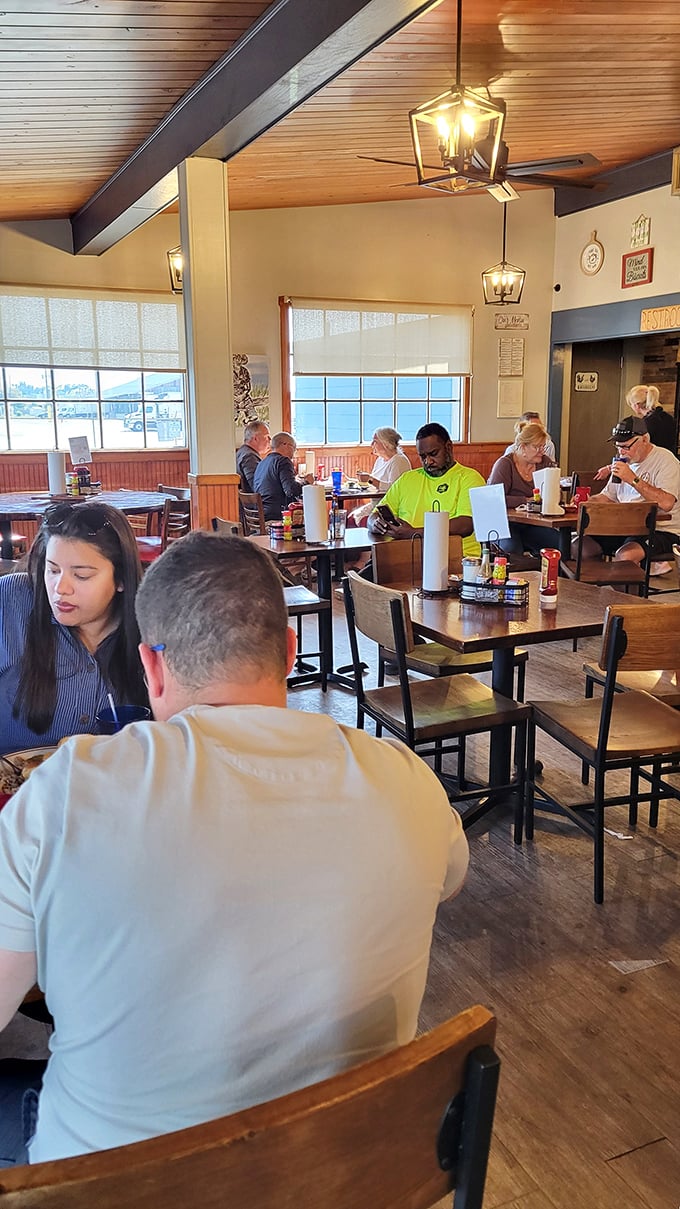 The universal language of satisfaction: empty plates, full hearts, and nobody checking their phones.