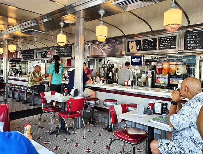 Where strangers become friends over coffee. The counter culture is alive and well at this classic diner.