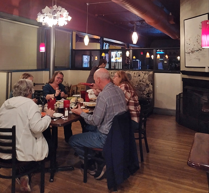 Real people enjoying real food – the kind of authentic dining experience that never goes out of style.