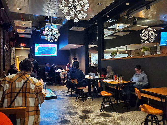 Even on a busy night, there's a palpable buzz of contentment—the universal language of people united in BBQ bliss.