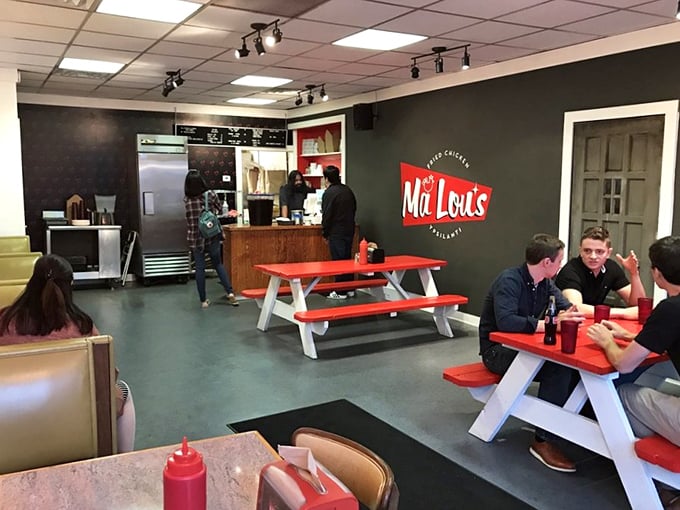 Where friendships are strengthened and memories are made—all while that Ma Lou's logo watches approvingly from its perch on the wall.