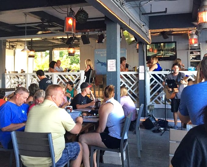 The casual dining area buzzes with the energy of people who know they're about to eat something worth posting about.