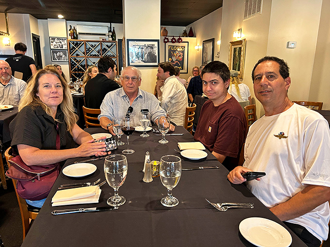 The restaurant attracts a devoted clientele who know that breaking bread together at Valerio's means memories in the making.