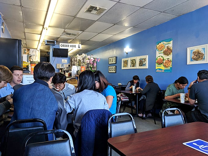 Where food pilgrims gather. The diverse crowd speaks volumes about what matters most in a restaurant—consistently delicious food.