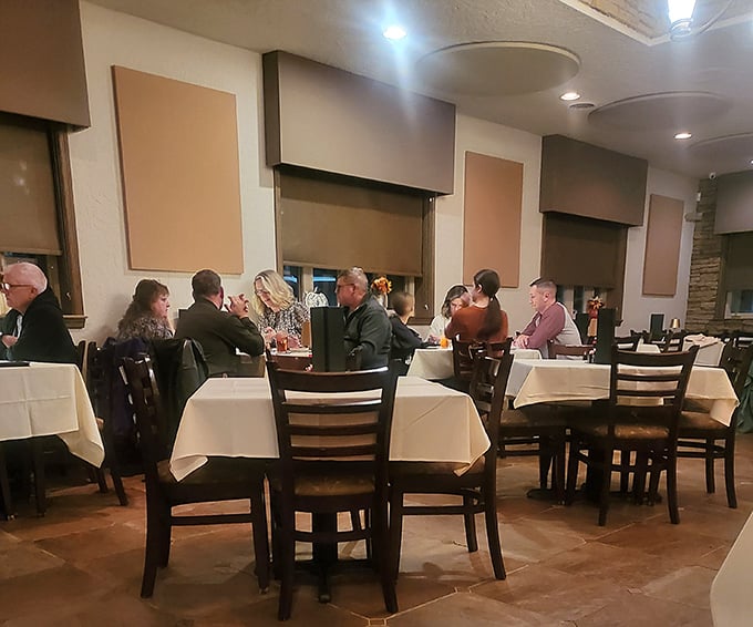 Where special occasions meet Tuesday night dinner. White tablecloths elevate the experience while the atmosphere keeps things comfortably unpretentious.