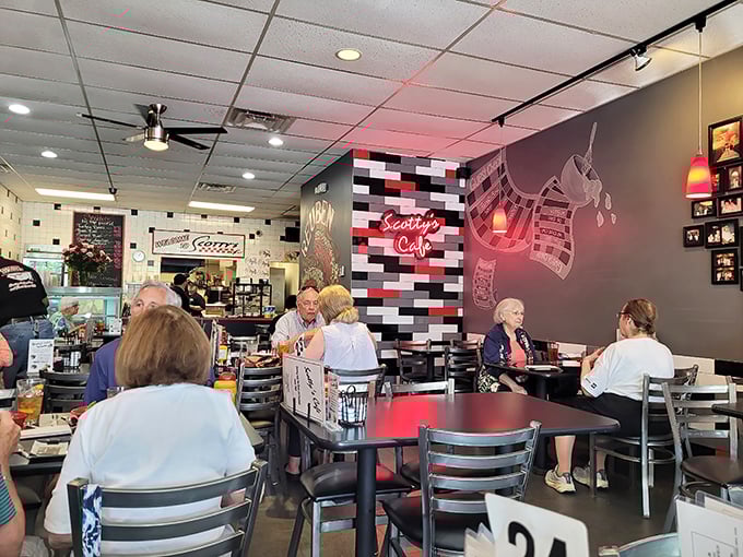 The dining room hums with conversation and the clink of silverware—a symphony of satisfaction conducted by hungry patrons and friendly servers.