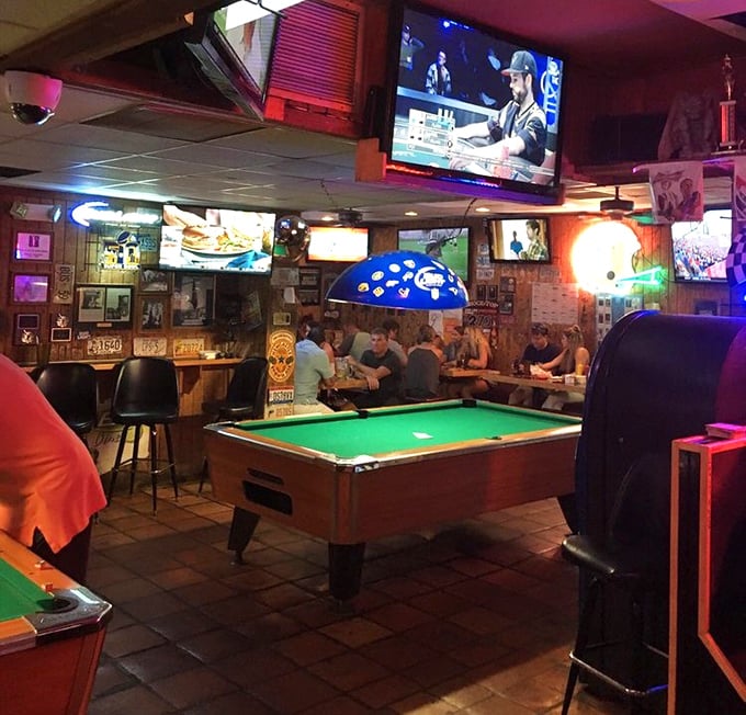 Pool tables that have witnessed countless friendly competitions, first dates, and "I'll just have one more" promises that nobody kept.