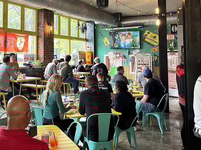 The weekend crowd knows the secret: nothing beats donuts and beer for bringing strangers together in sugary, hoppy harmony.