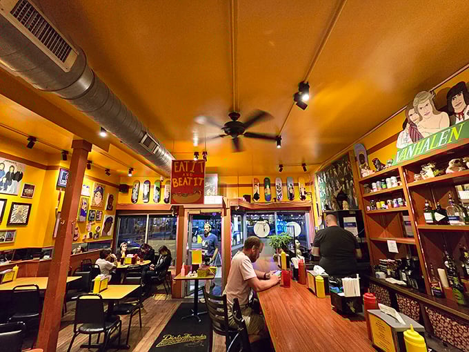 Where strangers become friends over shared hot dog recommendations and the universal language of "mmm, you gotta try this." 