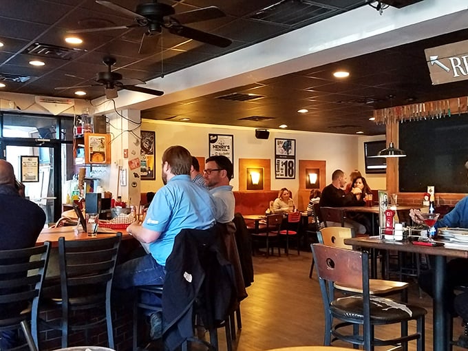 The dining room hums with that perfect energy—not too loud, not too quiet—just right for enjoying conversation and exceptional comfort food.