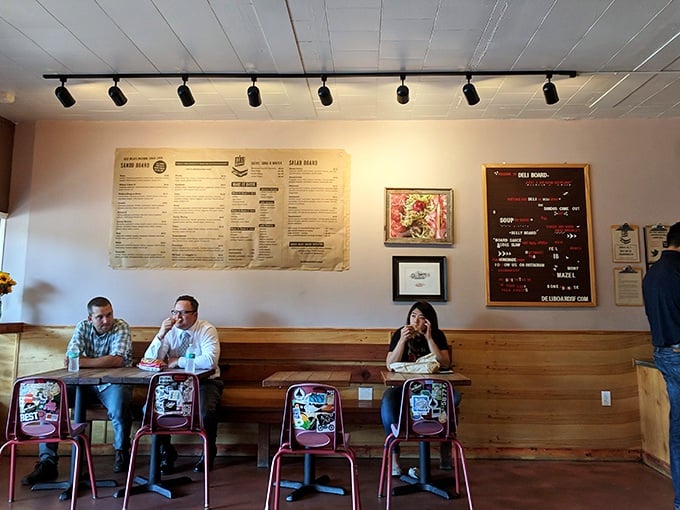The clean, modern interior proves that sometimes the best things come in unassuming packages with excellent lighting.