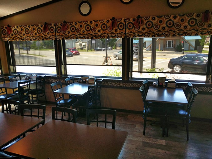 Another angle of the dining room reveals the restaurant's superpower: making you feel instantly at home, even if it's your first visit.