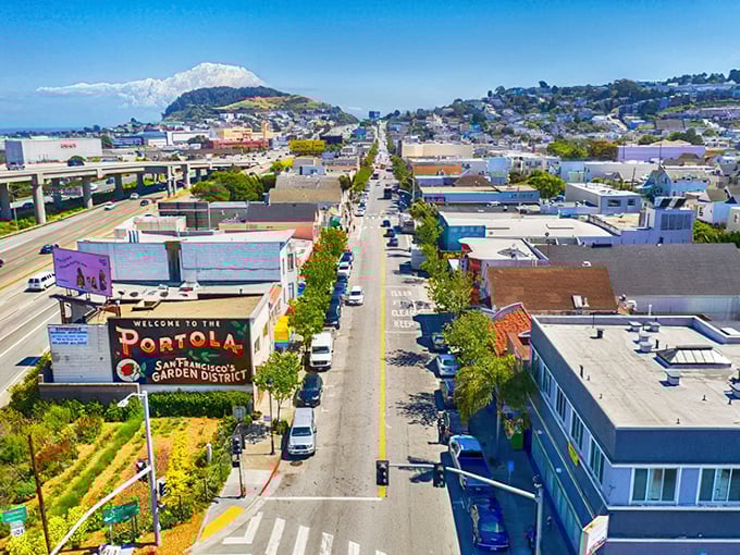 Another San Francisco Portola District view—quite the contrast to our mountain town's more relaxed, affordable lifestyle.