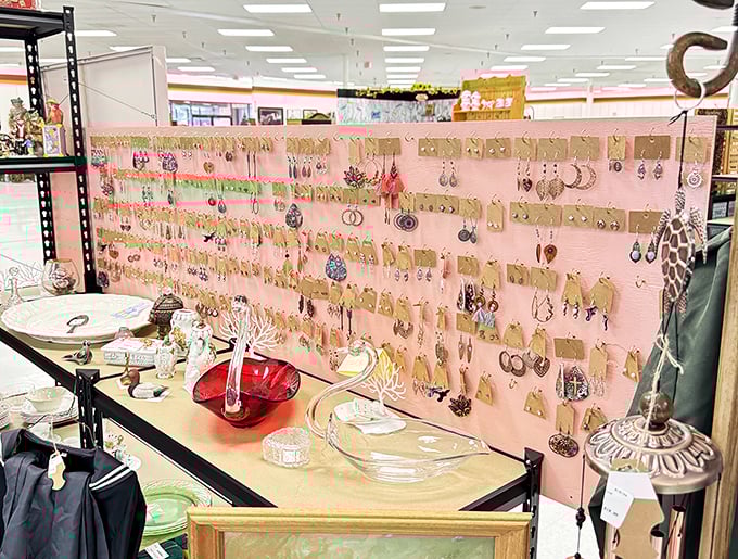 Jewelry displays that turn browsing into a treasure hunt worthy of National Geographic expeditions.