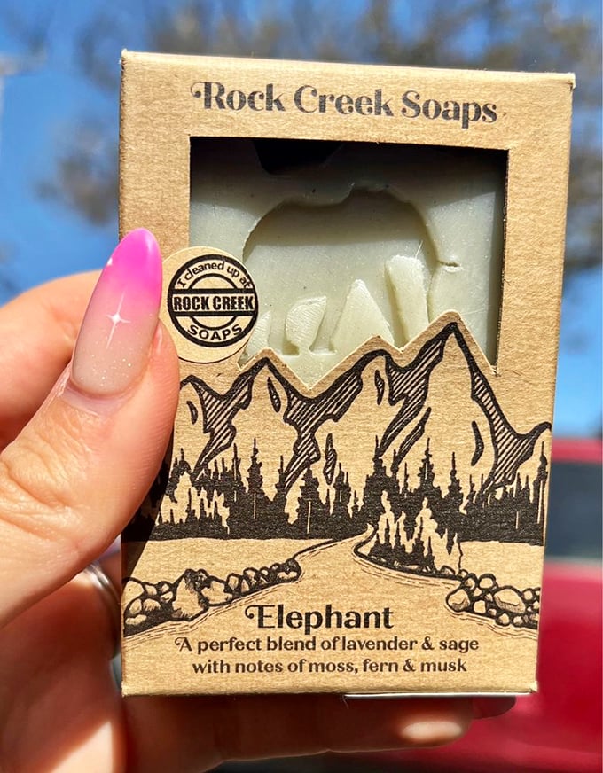 The gift shop's eco-friendly soaps bring mountain landscapes into your shower – aromatherapy with a side of environmental consciousness.