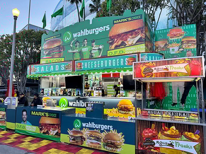 Food trucks serve up everything from gourmet burgers to international flavors, fueling serious shopping marathons.