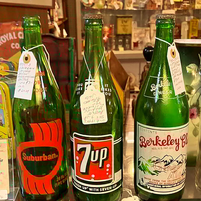 These vintage soda bottles tell stories of regional tastes and simpler refreshments, before beverages needed energy boosts or antioxidants.