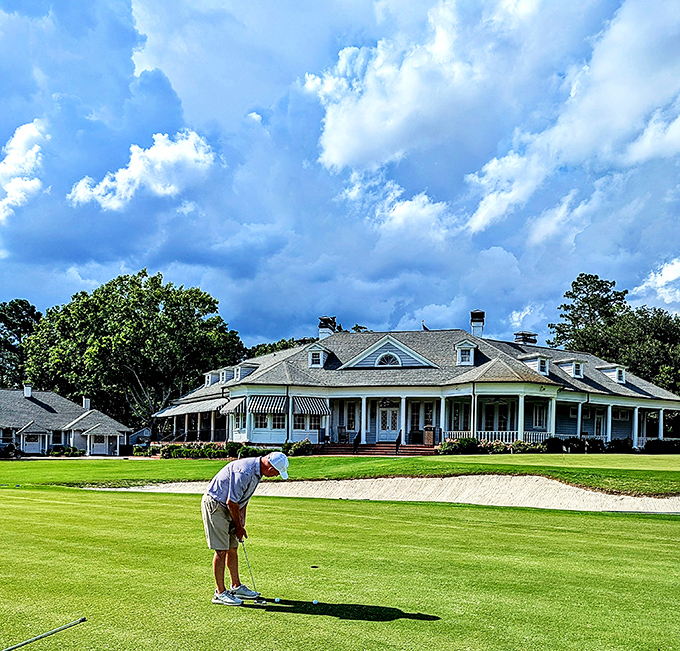 The Palmetto Golf Club offers manicured perfection where even a missed putt comes with a view worth the price of admission.