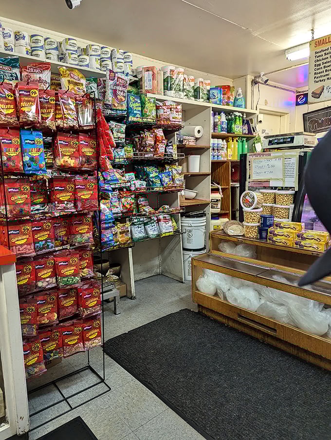 The snack selection rivals the sandwich menu – because what's a legendary hoagie without the perfect chip accompaniment?