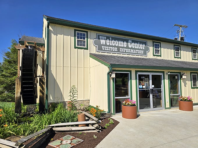 The Hocking Hills Regional Welcome Center serves as your gateway to adventure, with friendly staff ready to map out your retirement explorations.
