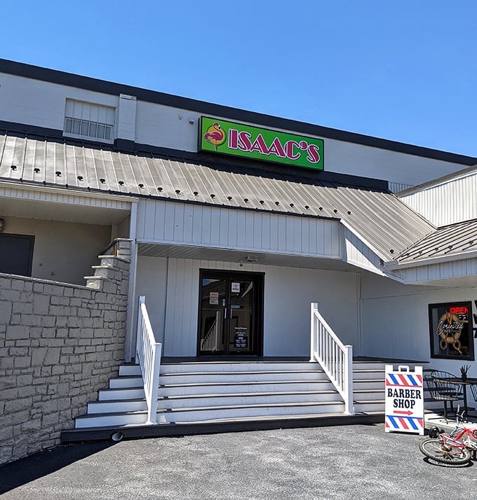 Isaac's vibrant storefront promises the kind of local hangout where everybody might not know your name yet, but they'll remember your sandwich order.