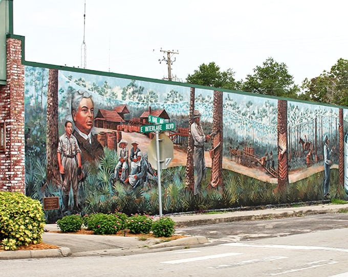 History painted large – Lake Placid's murals tell stories that Netflix hasn't discovered yet, but should.