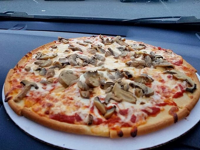 This mushroom pizza proves that sometimes the simplest toppings create the most satisfying meals. No truffle oil needed when ingredients are this good. 