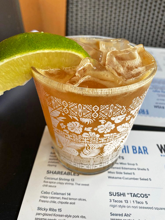 A tropical cocktail that transports you to island time. One sip and suddenly your deadlines seem very, very far away.