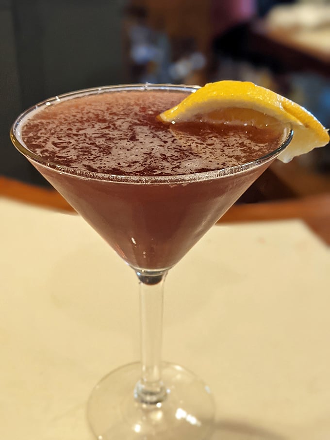 This isn't just a martini—it's dessert in disguise, plotting to make your evening memorable one sip at a time.