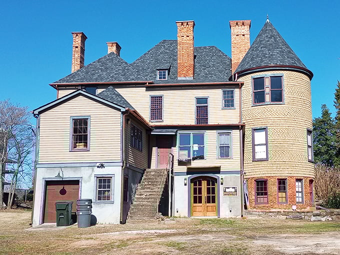 This Victorian architectural confection looks like it was designed by someone who couldn't decide on just one style. The result? Delightfully eccentric.