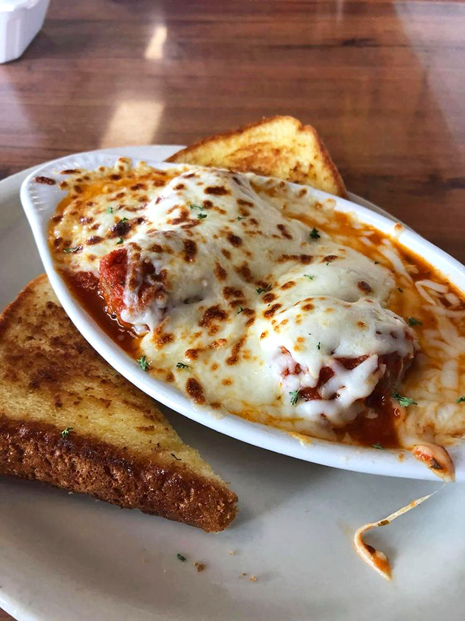 Bubbling cheese blankets tender meatballs in this skillet of joy. Not all heroes wear capes—some wear melted mozzarella and marinara.