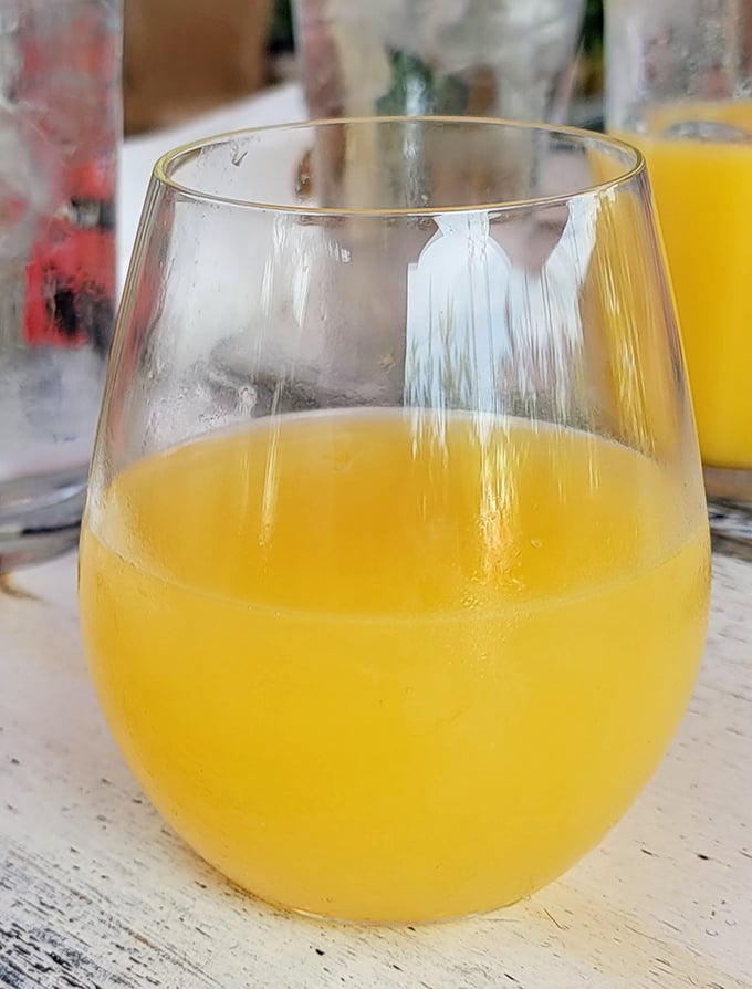 Sunshine in a glass! This mimosa isn't just a brunch cocktail—it's Florida's liquid ambassador saying "good morning" in the most delicious way possible.